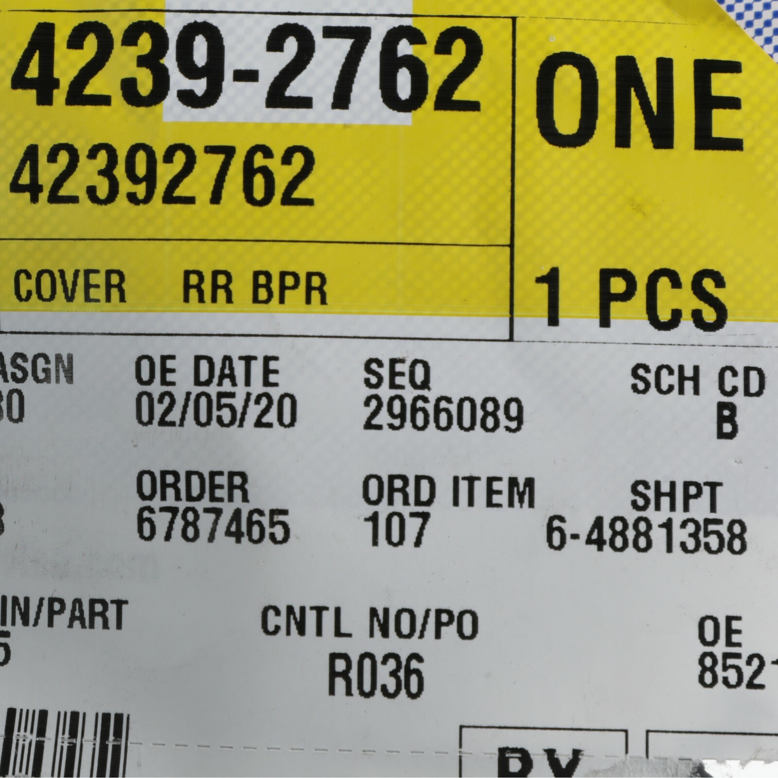 OEM NEW 2017-2022 Chevrolet Trax Rear Bumper Tow Hook Eye Cap Cover ...