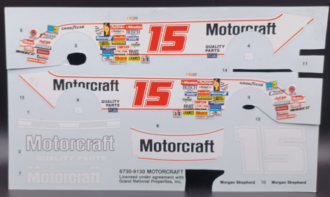 AMT/ERTL | No. 6730 | 1:25 Motorcraft Thunderbird Decals INCOMPLETE | eBay
