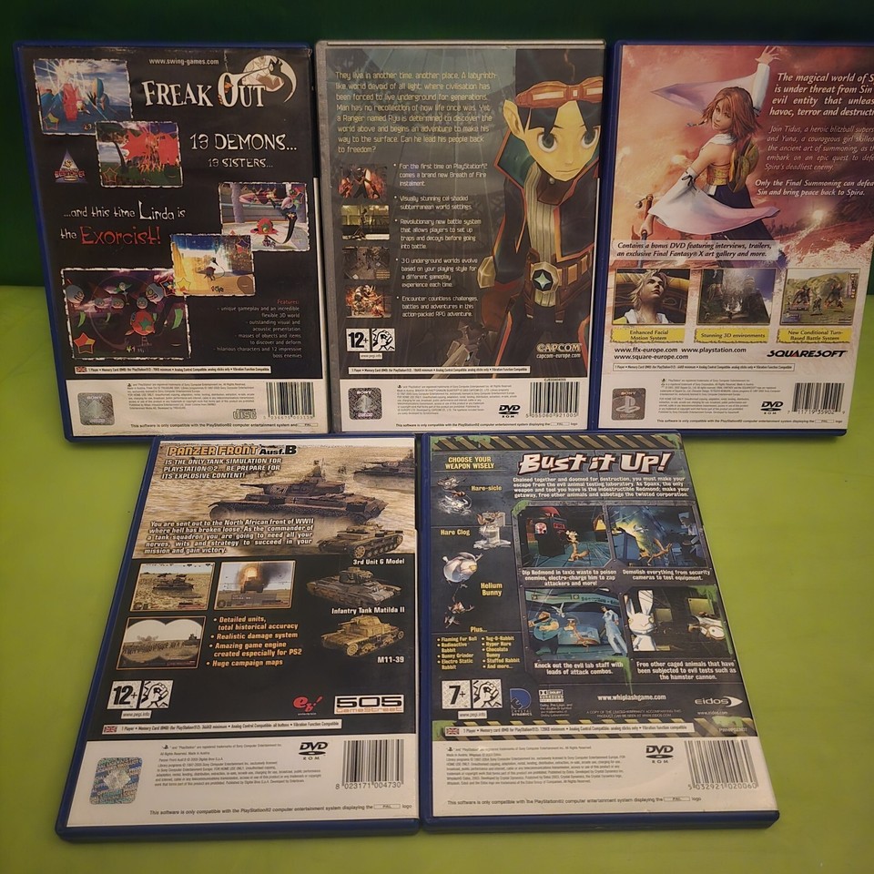 Playstation 2 Games Rpg Action Bundle Ps2 PAL Discs Mint | eBay