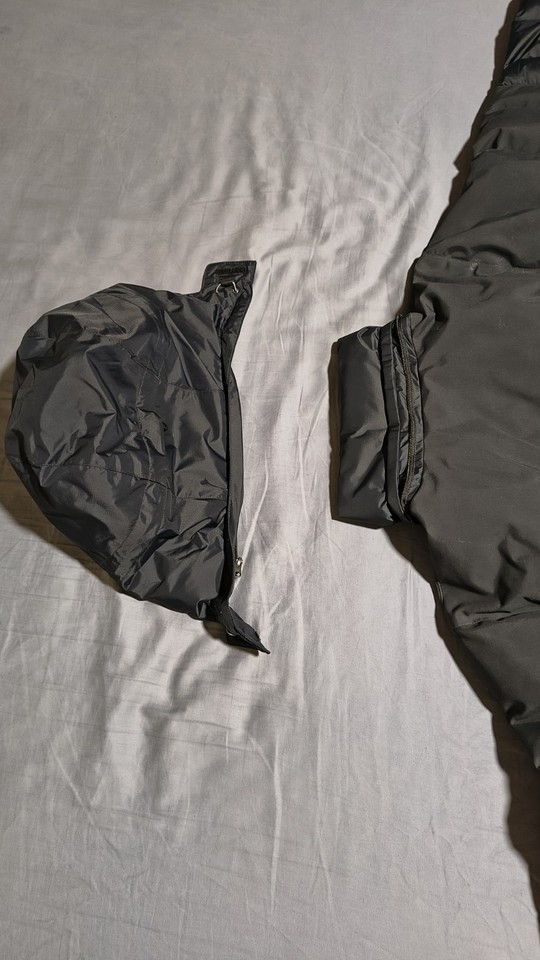 Marmot Shadow 700 Fill Down Puffer Hoodie Full Zipper Men's Jacket Size ...