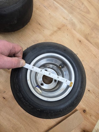 Two USED 5” Diameter Douglas American Pattern Go Kart Racing Wheels ...