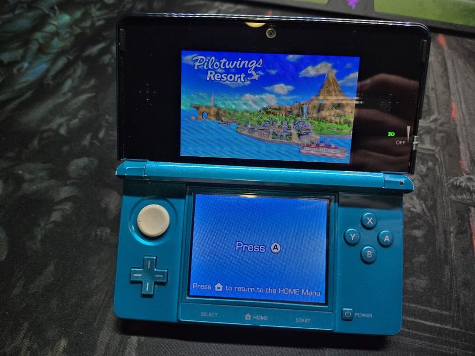 Nintendo 3DS - Handheld System Console Aqua Blue Teal Model - North ...