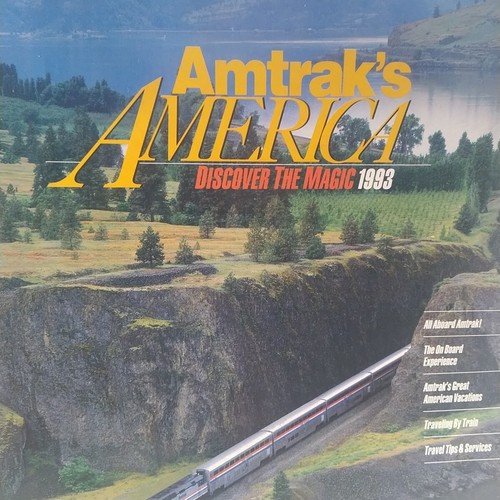 Amtrak's America Discover The Magic Tourism Travel Brochure Train Rail ...