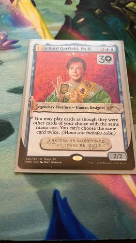 MTG Magic 30th - Richard Garfield, Ph. D. Promo Misprint. | eBay