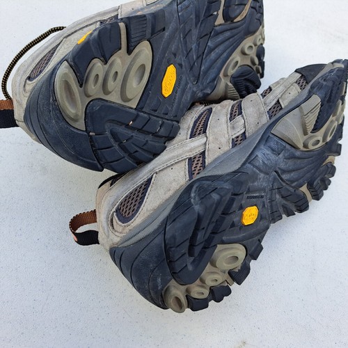 Merrell Continuum Vibram Earth Brown Waterproof Hiking Trail Men 10 ...