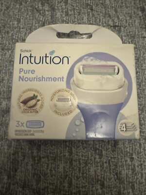 Schick Intuition Pure Nourishment Razor Refills - 4 Blades, Women, 3 ...