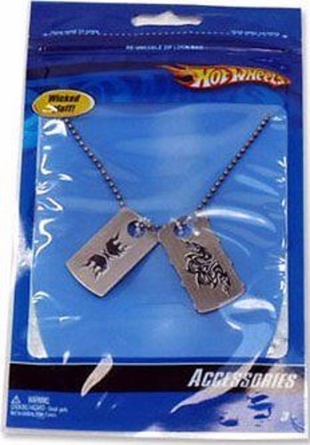 Hot Wheels Dog Tag Necklace - Hot Wheels Party & Gift Supplies | eBay