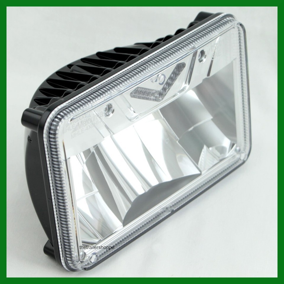 Maxxima 4"X 6" Low & High Beam White LED Replacement Headlight -Set of ...