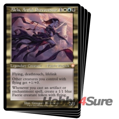 Alela, Artful Provocateur X4 M/NM Magic MTG The Brothers' War ...