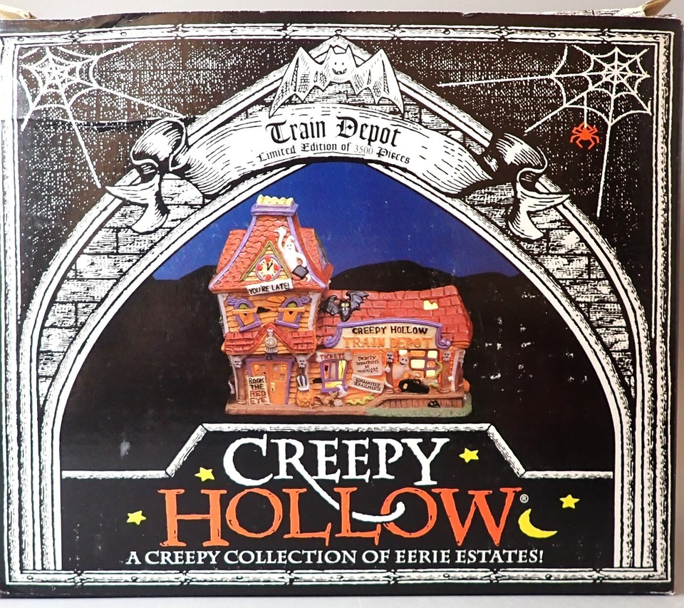Creepy Hollow Train Station Halloween New Midwest of Cannon Falls Ltd ...