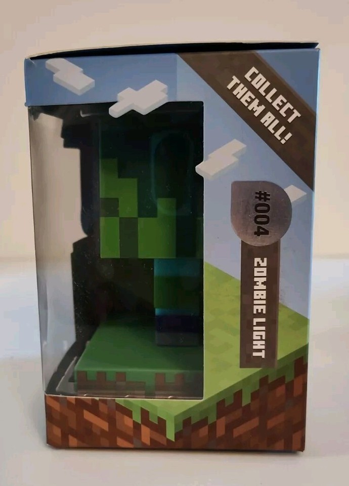 Minecraft Zombie Icon Light 3D Figure Character Lamp Nightlight Video ...