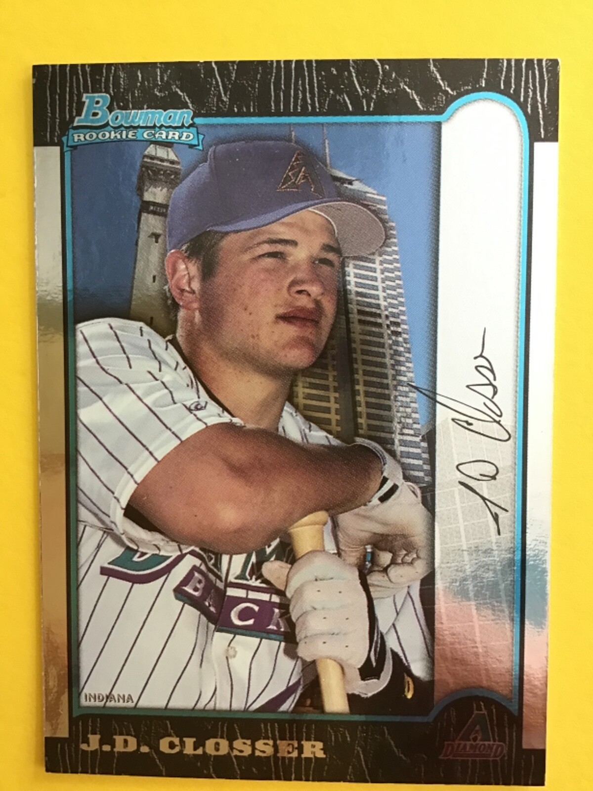 1999 Bowman International JD Closser #305 Rookie RC Arizona ...