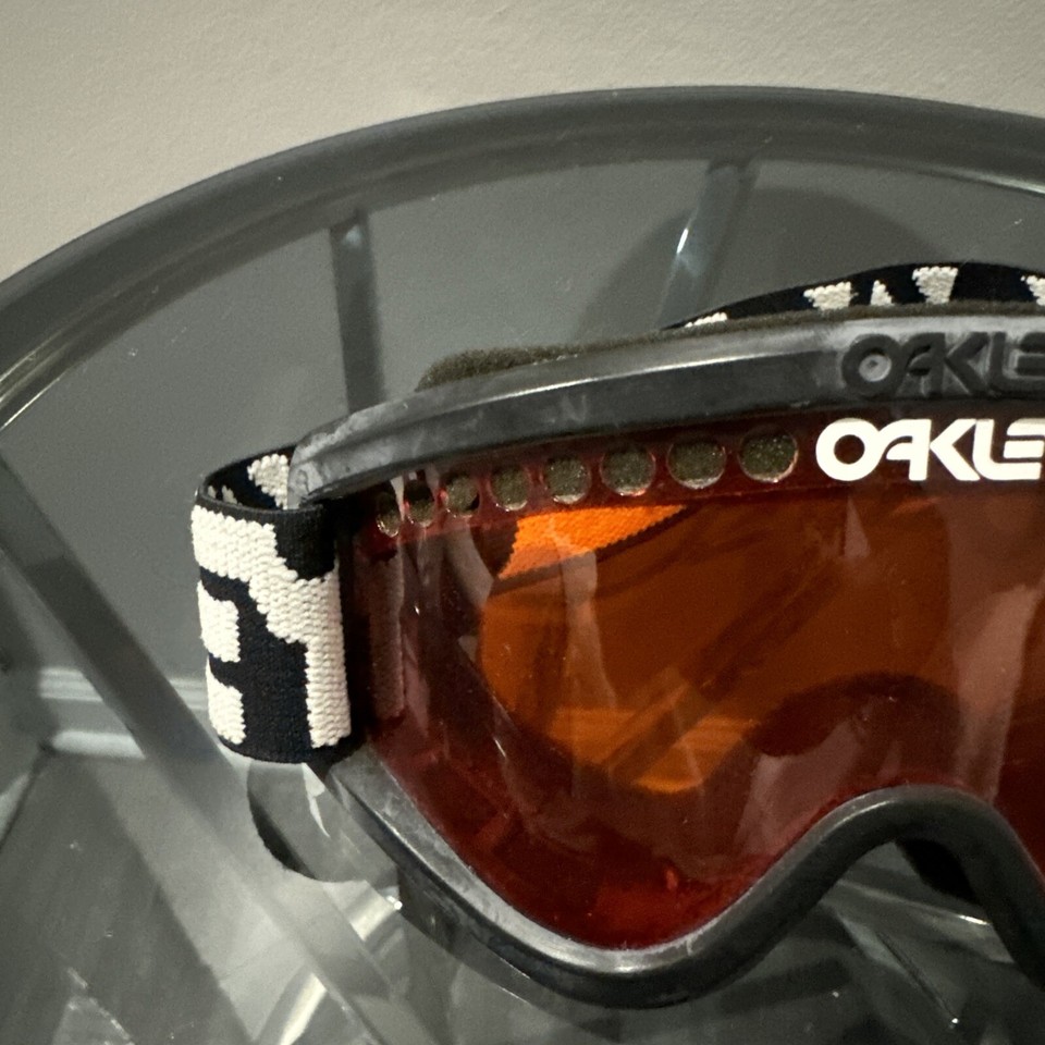 Vintage BMX Racing Motocross 1980's Oakley Goggles Orange Black & White ...