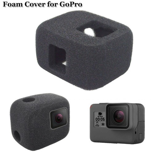 Black Windproof Sponge WindSlayer Wind Noise Reduction Foam For Gopro ...