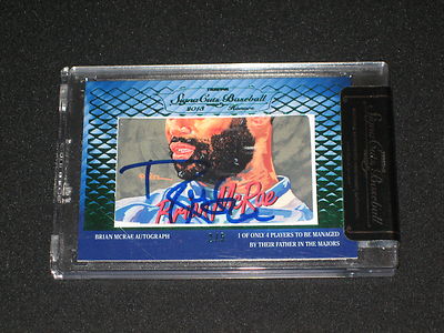 BRIAN MCRAE & HAL MCRAE CERTIFIED AUTHENTIC SIGNED AUTOGRAPHED BASEBALL ...