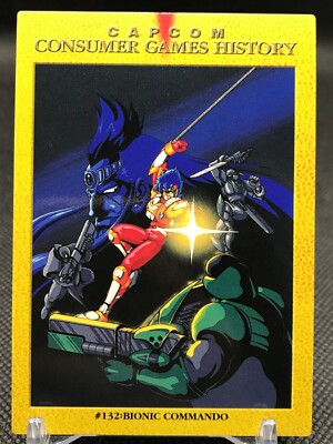 BIONIC COMMANDO ALL CAPCOM WORLD '98 TCG BANDAI JAPAN 1998 No.132 | eBay