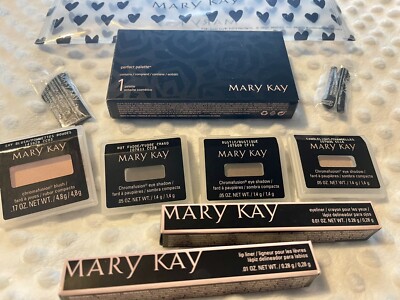 Mary Kay Perfect Pallet Set - 3 chromafusion eyeshadows , Blush, Lip ...