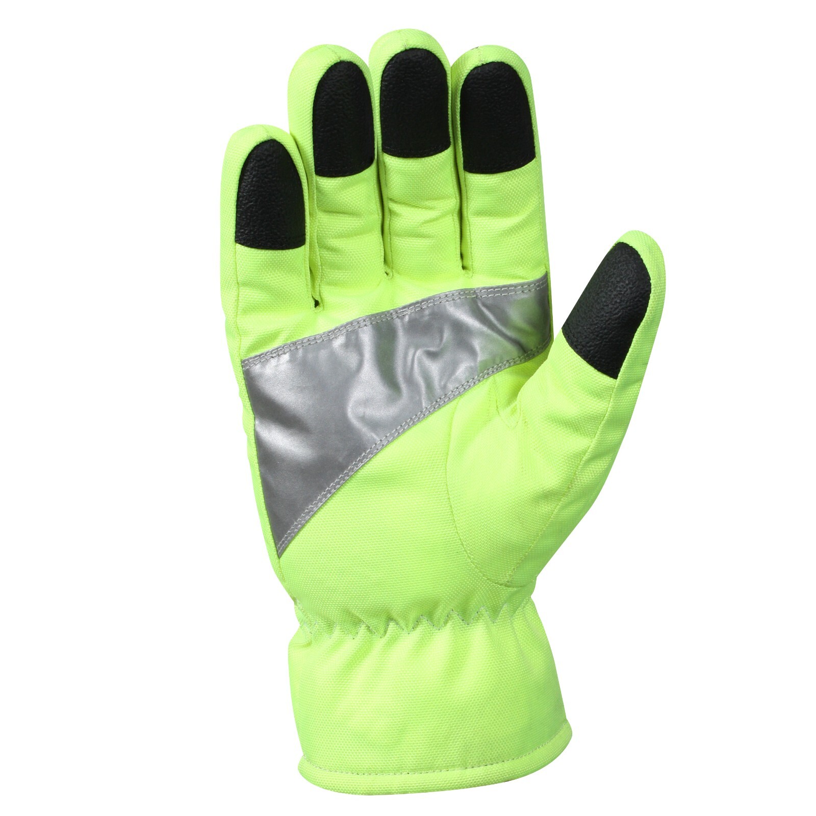 Safety Green Gloves with Reflective Tape | eBay