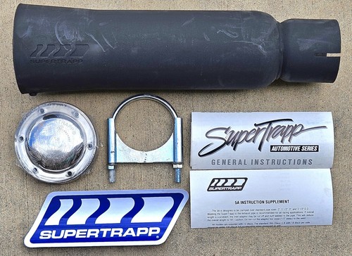 SuperTrapp Automotive Series 5'' Disc 3.5'' BLACK Muffler 547 3519 ...
