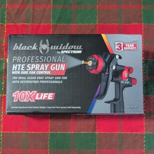BLACK WIDOW Spectrum (bw-hte-sf) HTE Spray Gun with Side Fan 1.3 mm Tip ...