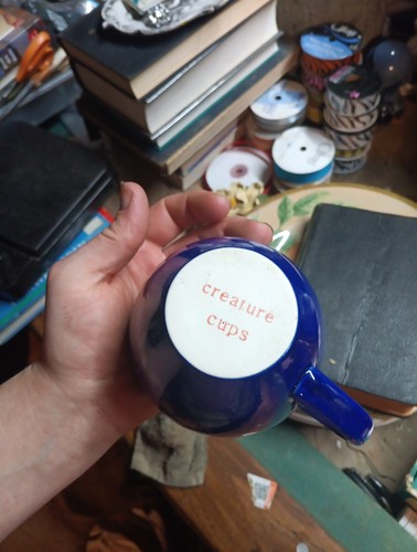 CREATURE CUPS Hidden T-Rex Dinosaur MUG Cobalt Blue. Ceramic 11 oz. | eBay