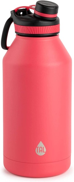 TAL Ranger 64oz coral Stainless Steel Water Bottle w/ Widemouth and ...