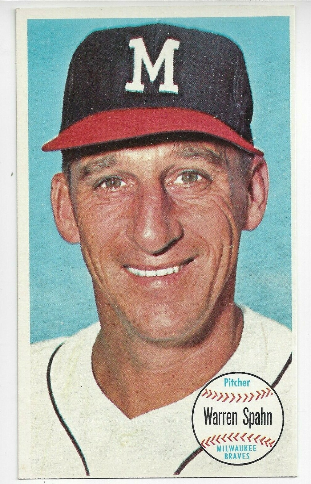 Warren Spahn 1964 Topps Large Card # 31 Braves Vintage | eBay