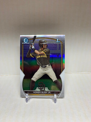 2023 Bowman Chrome Draft Homer Bush Jr. 1st Refractor #BDC124 San Diego ...