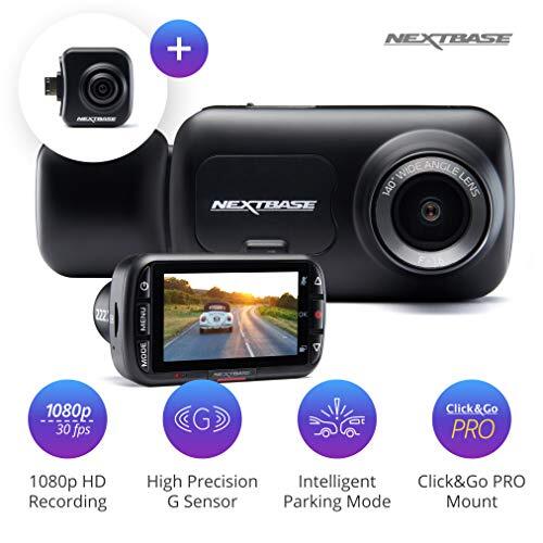 Nextbase 222x Front and Rear Dash Cam Full 1080p/30fps HD Recording in ...