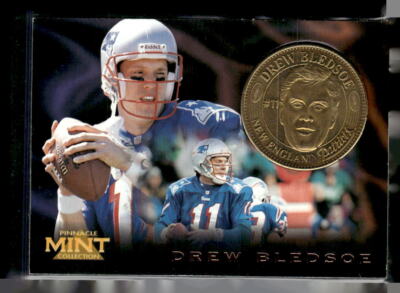 1996 Pinnacle Mint #13 Drew Bledsoe Bronze W/ COIN | eBay