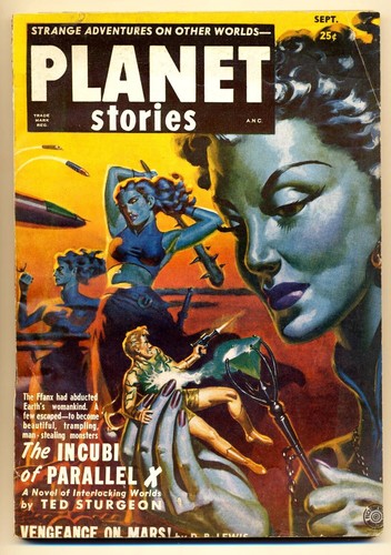 PLANET STORES V5#2 VG, Sturgeon, Fiction House Pulp Magazine 1951 | eBay