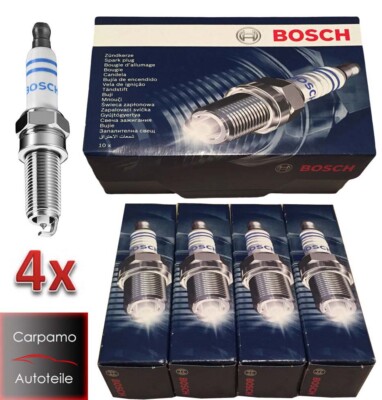 4x Zündkerzen Bosch HR 8 MCV+ 0 242 229 785 Ford Cougar Mazda Volvo ...