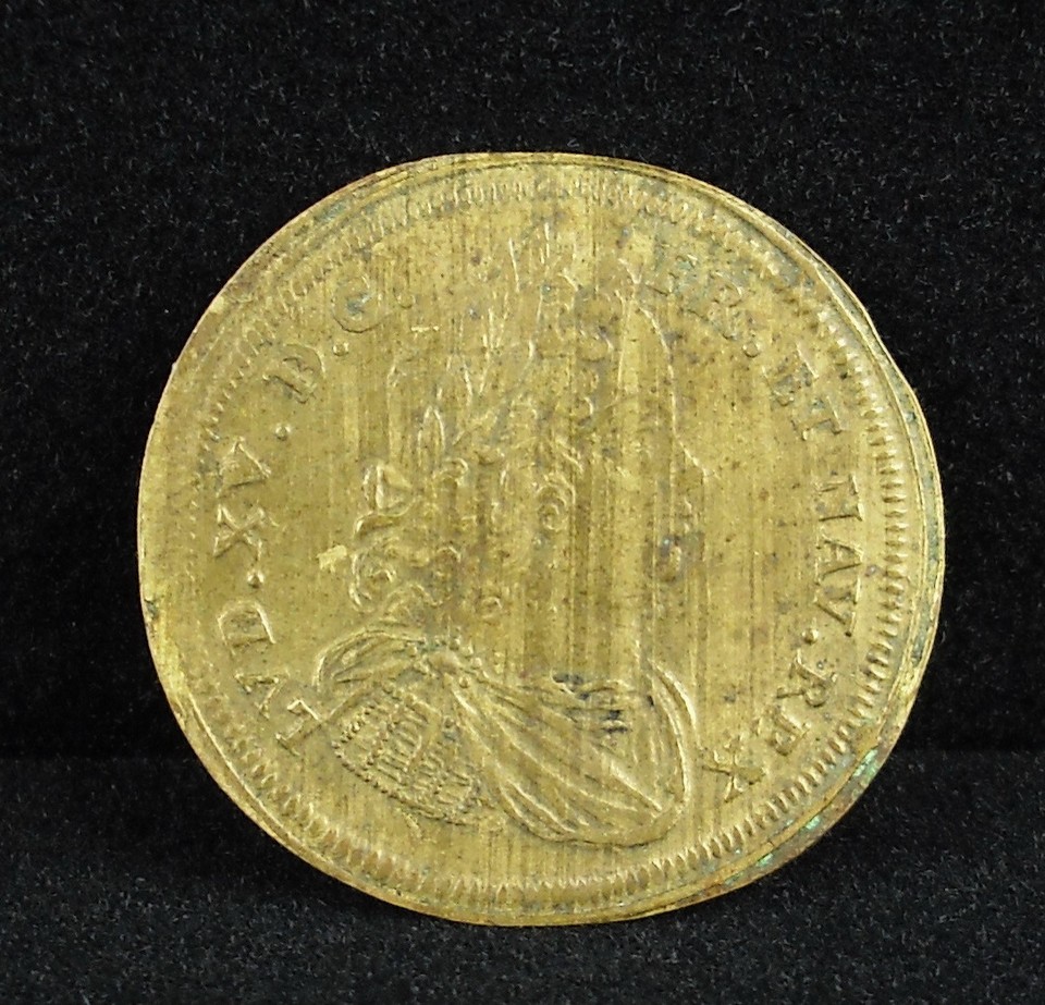 King Louis XV Counter Token John Jacob Dietzel 1711/1748 Jeton Medal | eBay