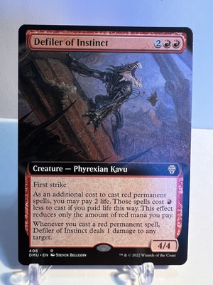 MTG - Defiler of Instinct Extended Art (406) - Dominaria United - DMU ...
