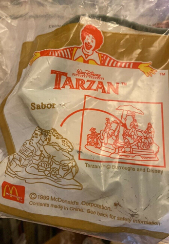 mcdonald happy meal tarzan sabor , JANE, TERK, CLAYTON 1999 toy new ...