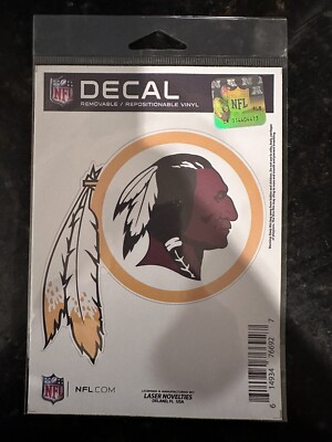 Washington Redskins 5”x4" Perfect Cut Car Decal [NEW] NFL Auto Sticker ...