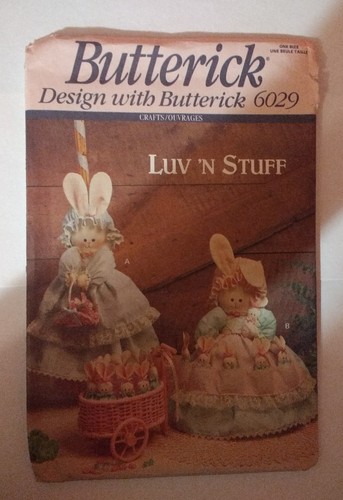 Butterick 6029 Bunny Hide-Away 15" Luv 'N Stuff | eBay