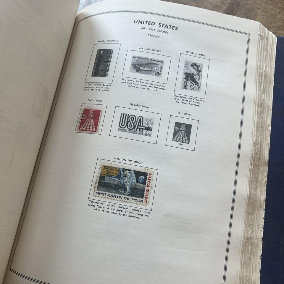 Vintage United States Liberty Stamp Album with Some Stamps - SAME DAY ...