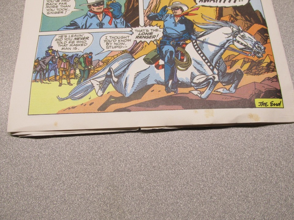 Vintage 1974 Aurora Comic Scenes Lone Ranger Model Kit BOX & COMIC - No ...