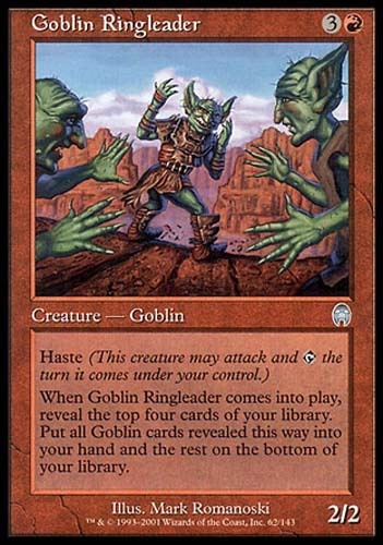 1x Goblin Ringleader Apocalypse MtG Magic Red Uncommon 1 x1 Card Cards ...