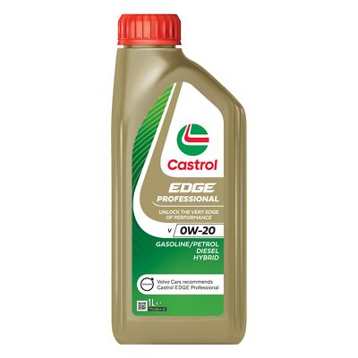CASTROL EDGE Professional V 0W20 Engine Oil 1L ACEA C5 Fits Volvo VCC ...