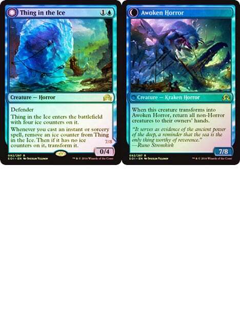 Thing in the Ice / Awoken Horror FOIL Shadows over Innistrad HEAVILY ...
