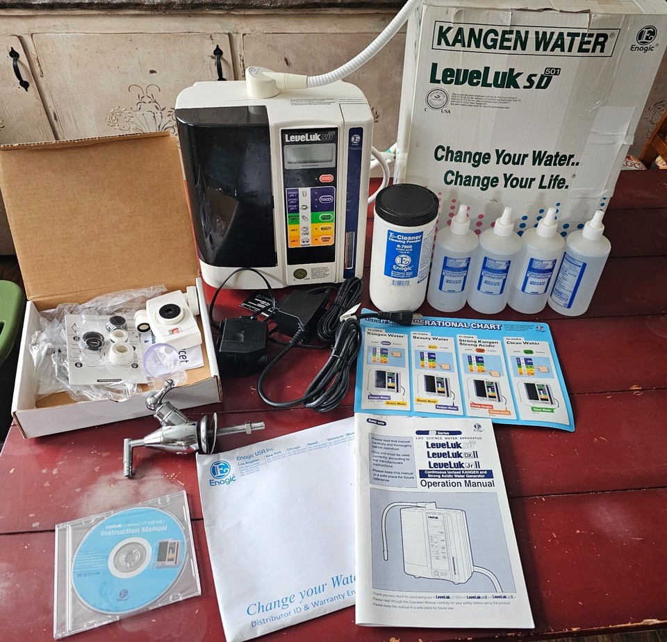 kangen leveluk sd 501 water machine alkaline pH | eBay