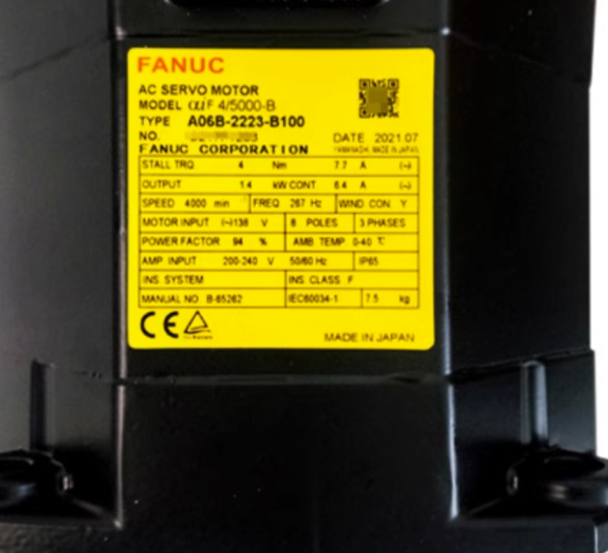 1PC New FANUC A06B-2223-B100 Servo Motor A06B2223B100 Via DHL | eBay