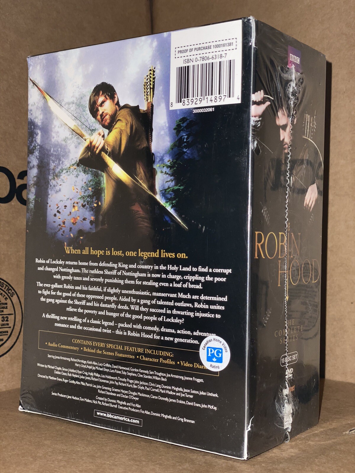 Robin Hood:The Complete Series (DVD,2010,15-Disc Set,Seasons 1-3) NEW ...
