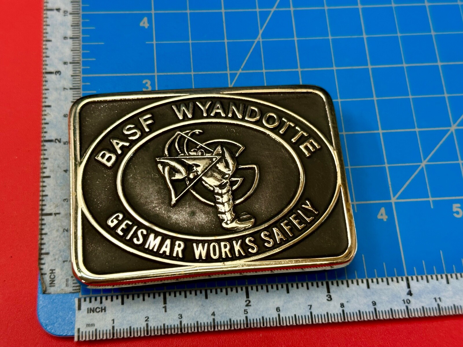 Vintage Wyandotte BASF Geismar Works Safety Vintage b… - Gem