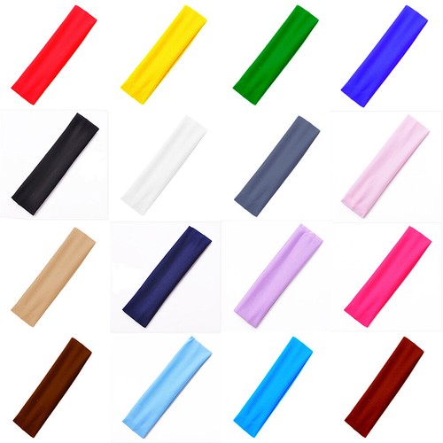 Mesdames Wide Cotton Sports Yoga Bande De Yoga Élastique Stretch ...