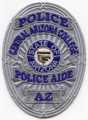 CENTRAL ARIZONA COLLEGE POLICE #D CAMPUS POLICE PATCH | eBay