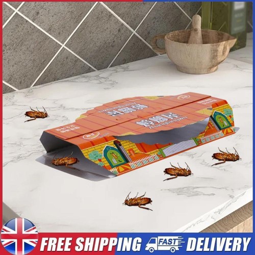 10 Pack Baited Glue Traps Glue Cockroach Killer Infestation Home ...