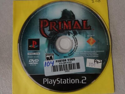 Primal Sony Playstation 2 PS2 Game Disc Only Free Ship | eBay